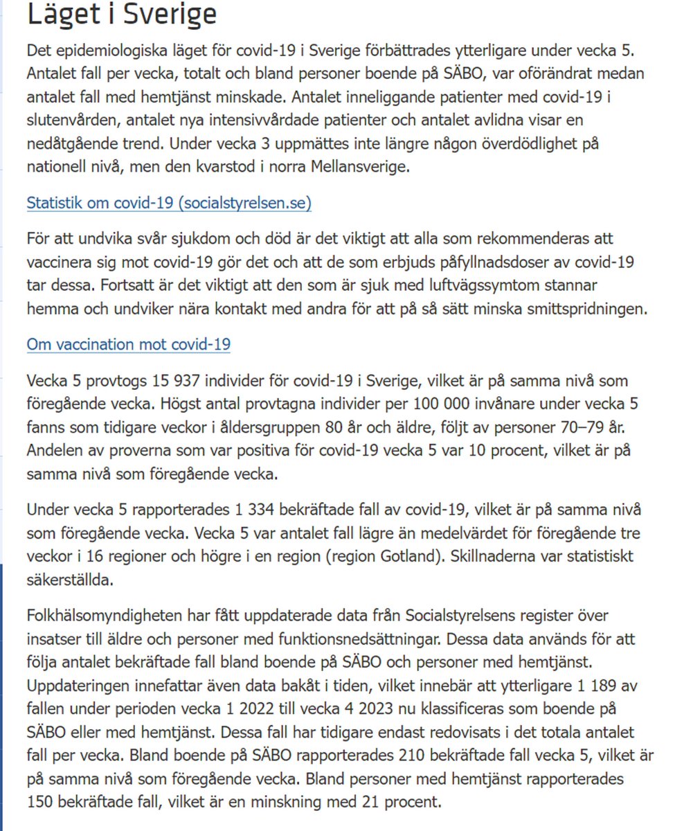 Jari Lairolahti on Twitter: "Nu ljuger #fhm att smittan går ner i #Sverige baserat på att färre ...