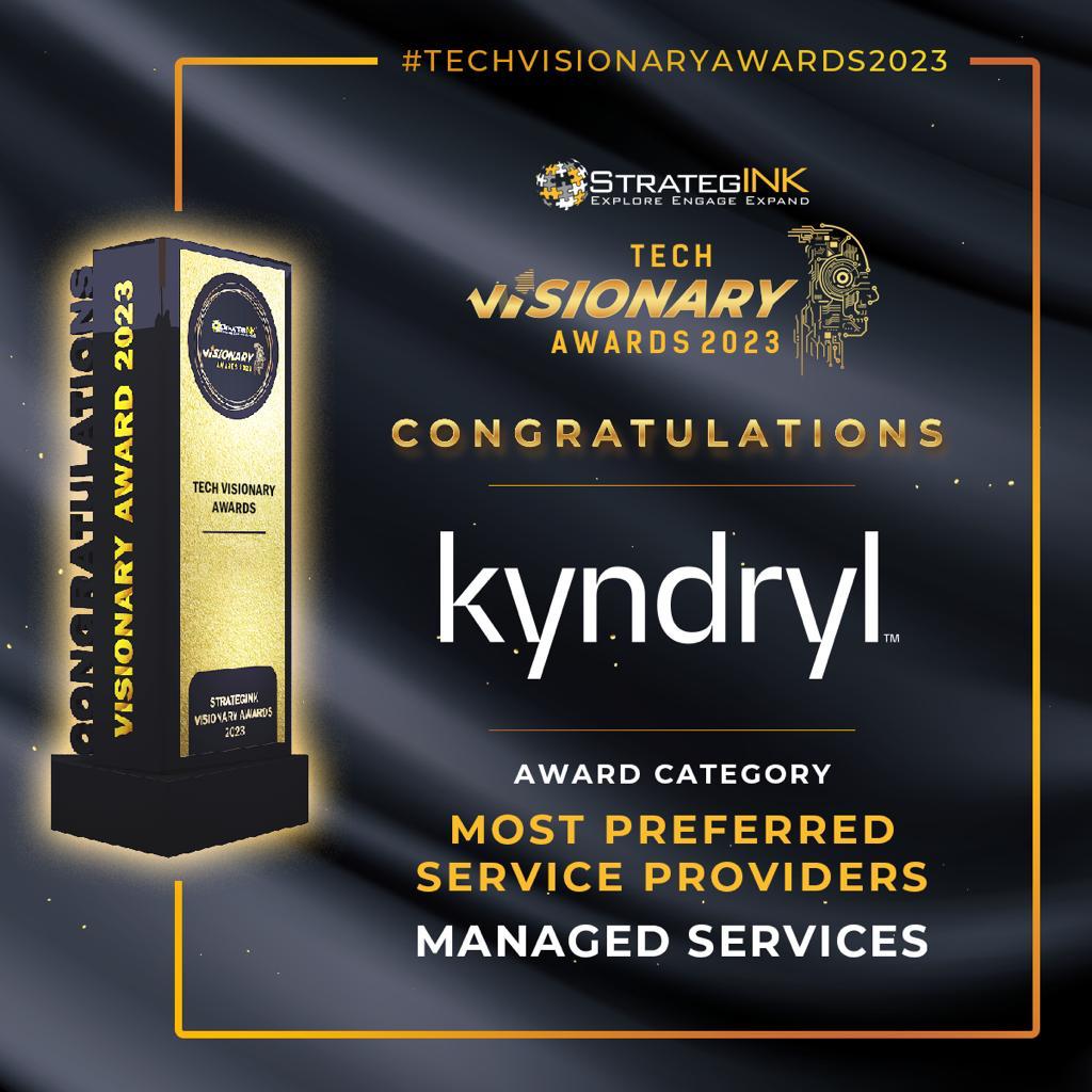 Kyndryl India on Twitter: "We're honoured to receive the "Managed Services" award under the Most ...