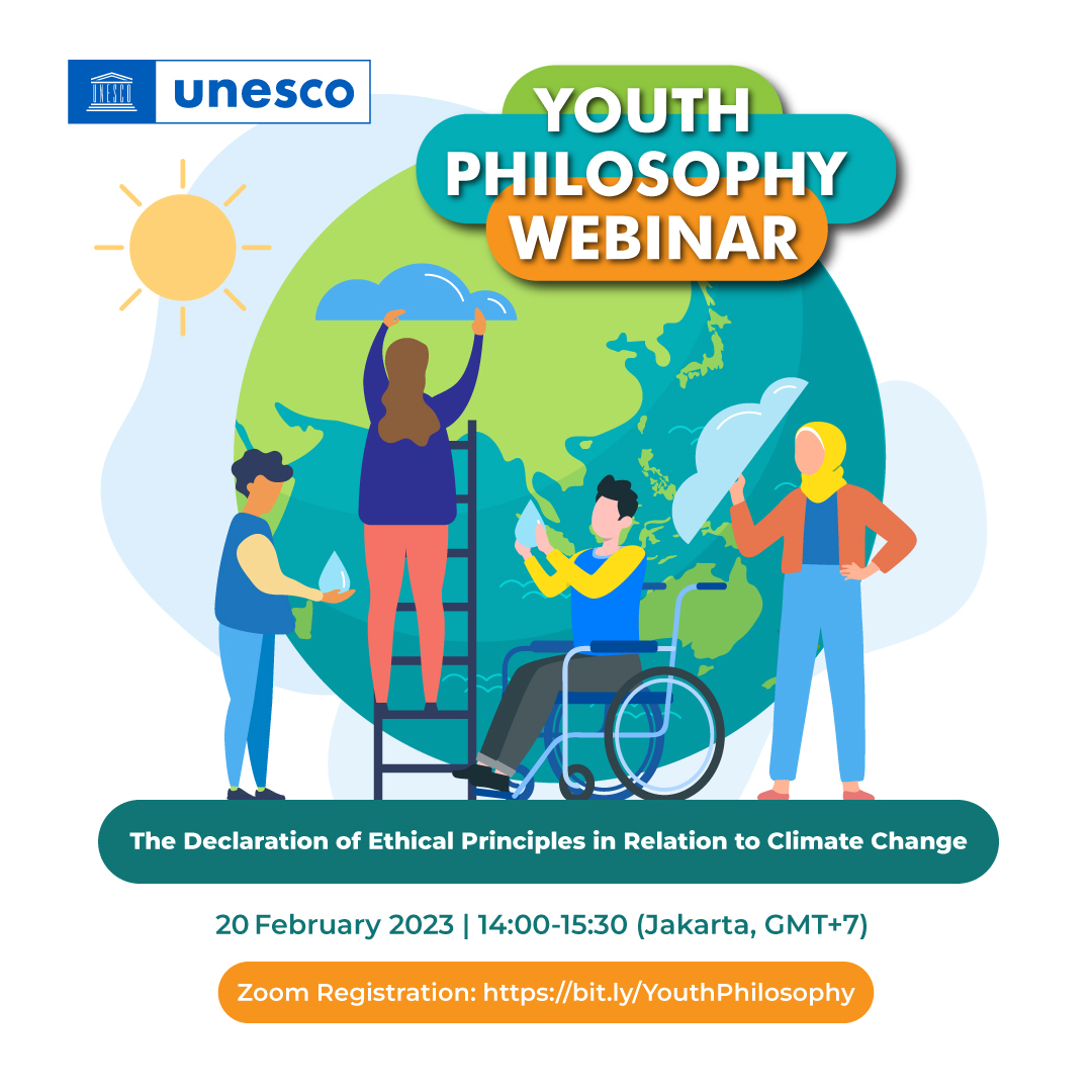 UNESCO Jakarta on Twitter: "Join us on 20th of February, and learn about ethical principle of ...