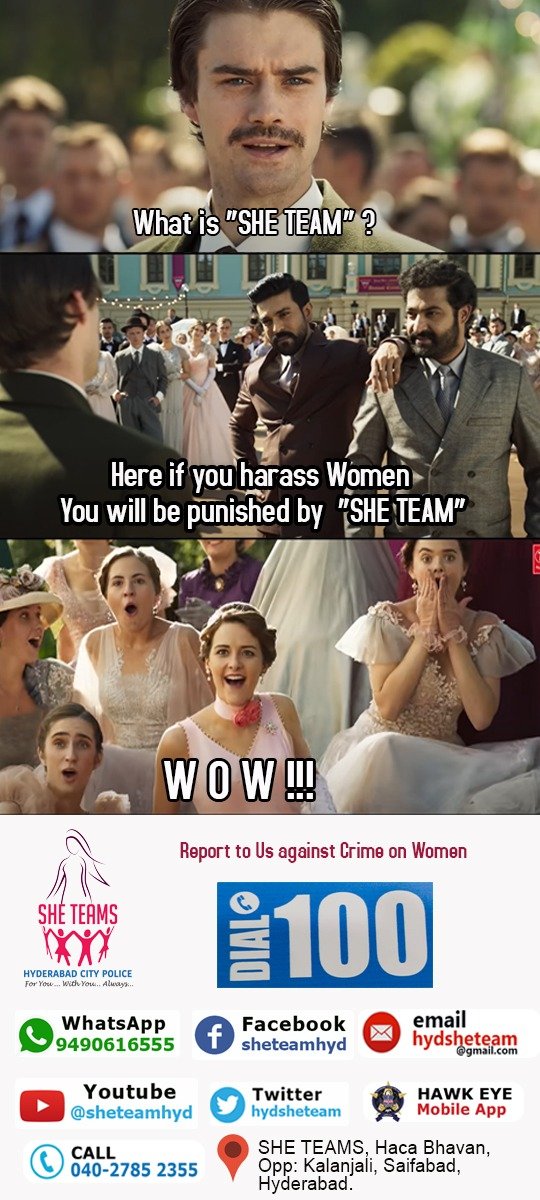 Hyderabad City Police on Twitter: "RT @hydsheteam: Women are always given safety by She Teams ...
