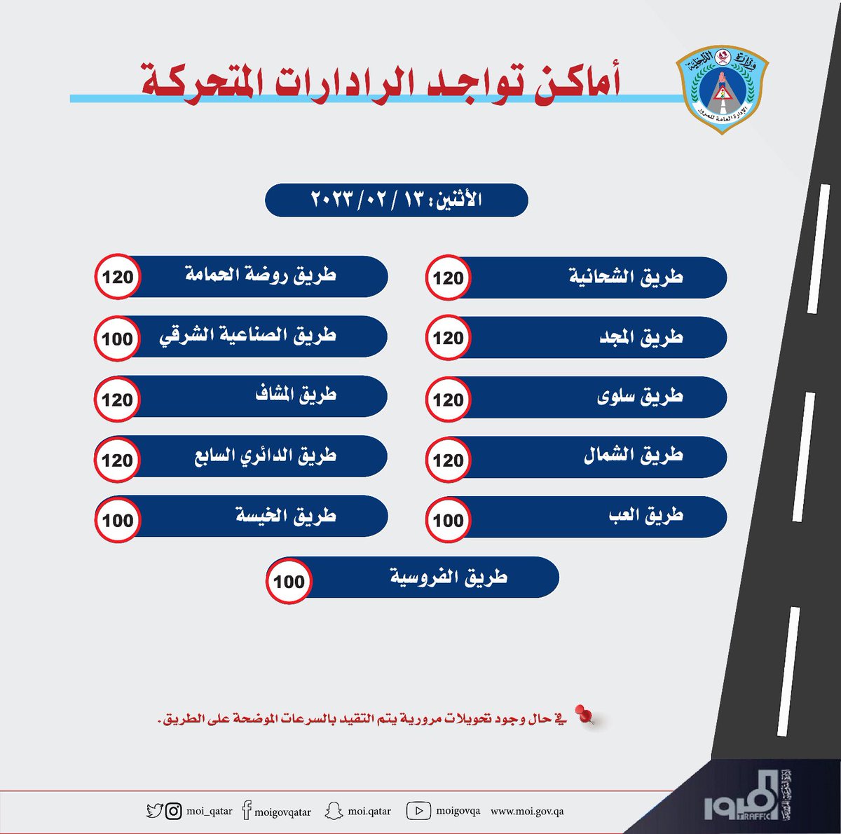 وزارة الداخلية - قطر on Twitter: "RT @trafficqa: