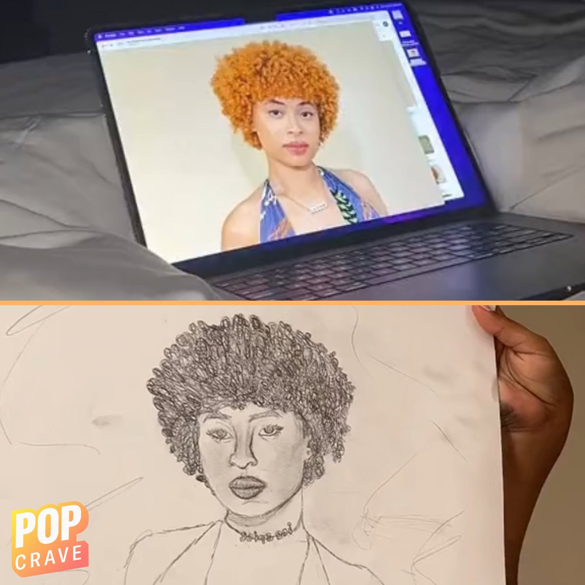 Selen🔺 On Twitter Rt Popcrave North West Shows Her Drawing Of Ice