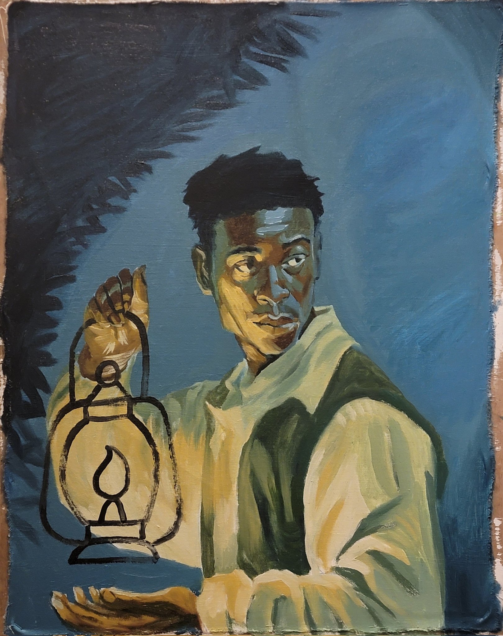 Rod on Twitter: "shackled by light oil on stretched canvas https://t.co ...