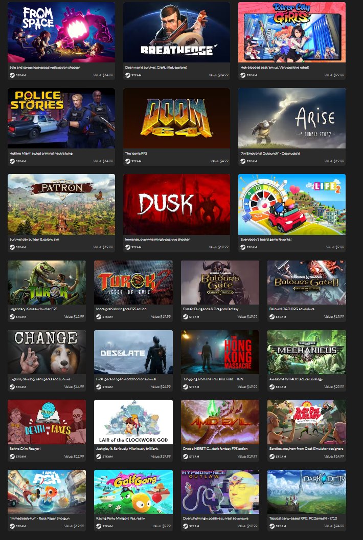 Wario64 on Twitter: "Killer Bundle 25 is $25 on Fanatical https://bit.ly/3YqVAEr #ad"