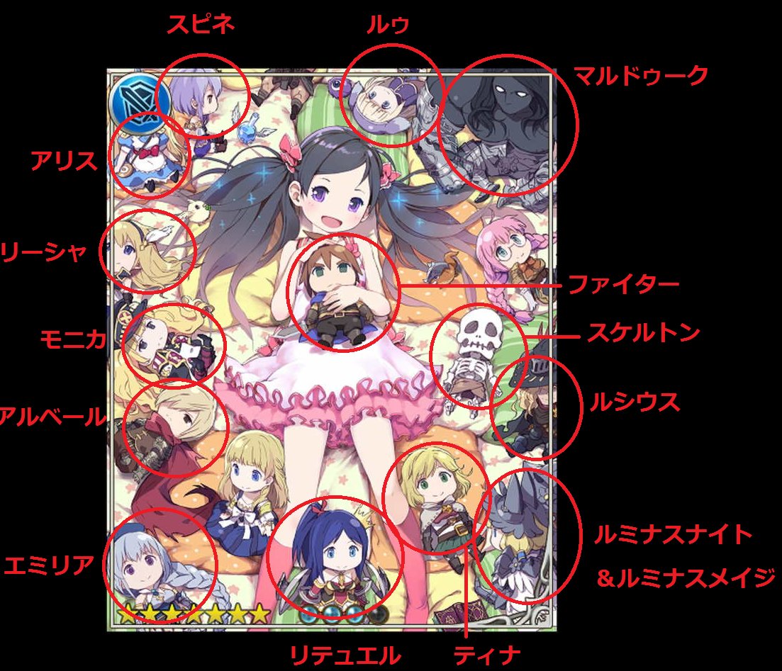 Karas 卡拉夏 On Twitter 【ジュディスのイラスト小ネタ】 ちなみに設定的には「人族・人属性」を象徴するキャラらしい。他に