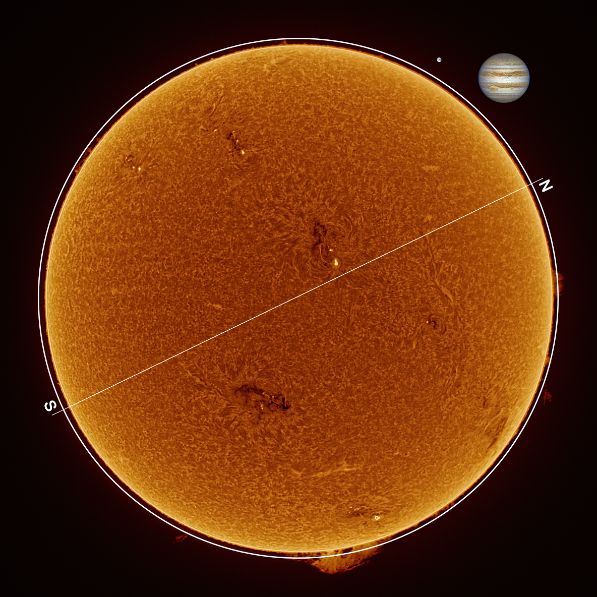 The sun in perspective.. Can you spot Earth? (Credit: Kevin Gill) World ...