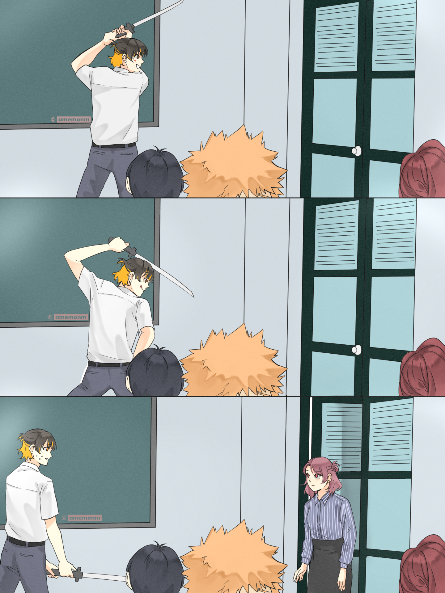 ame on Twitter: "Anri: Why is it, when something happens, It is always you? #bluelock #ブルーロック ...