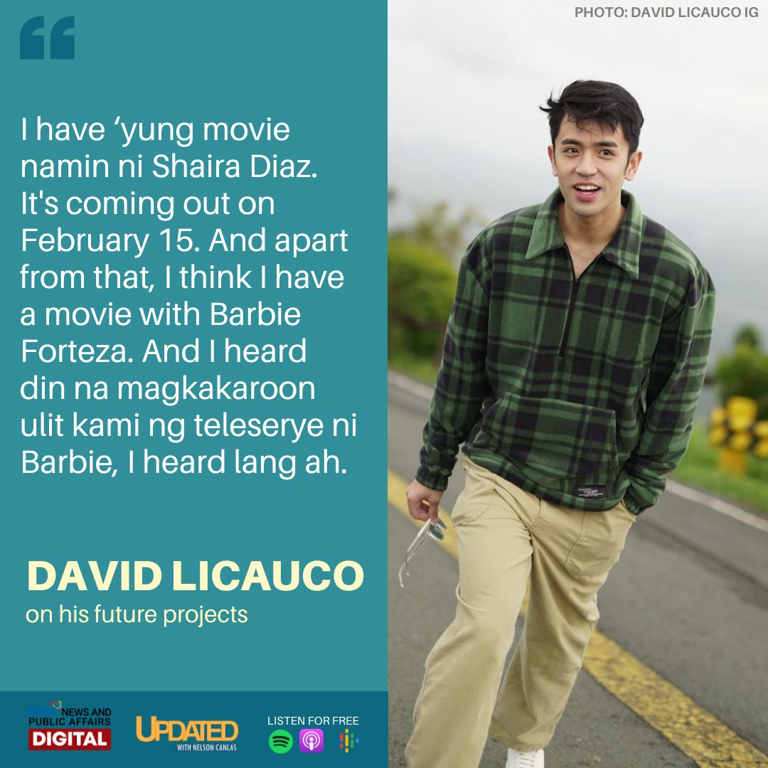 GMA News on Twitter: "Are Barbie Forteza and David Licauco getting a new teleserye? Listen to ...