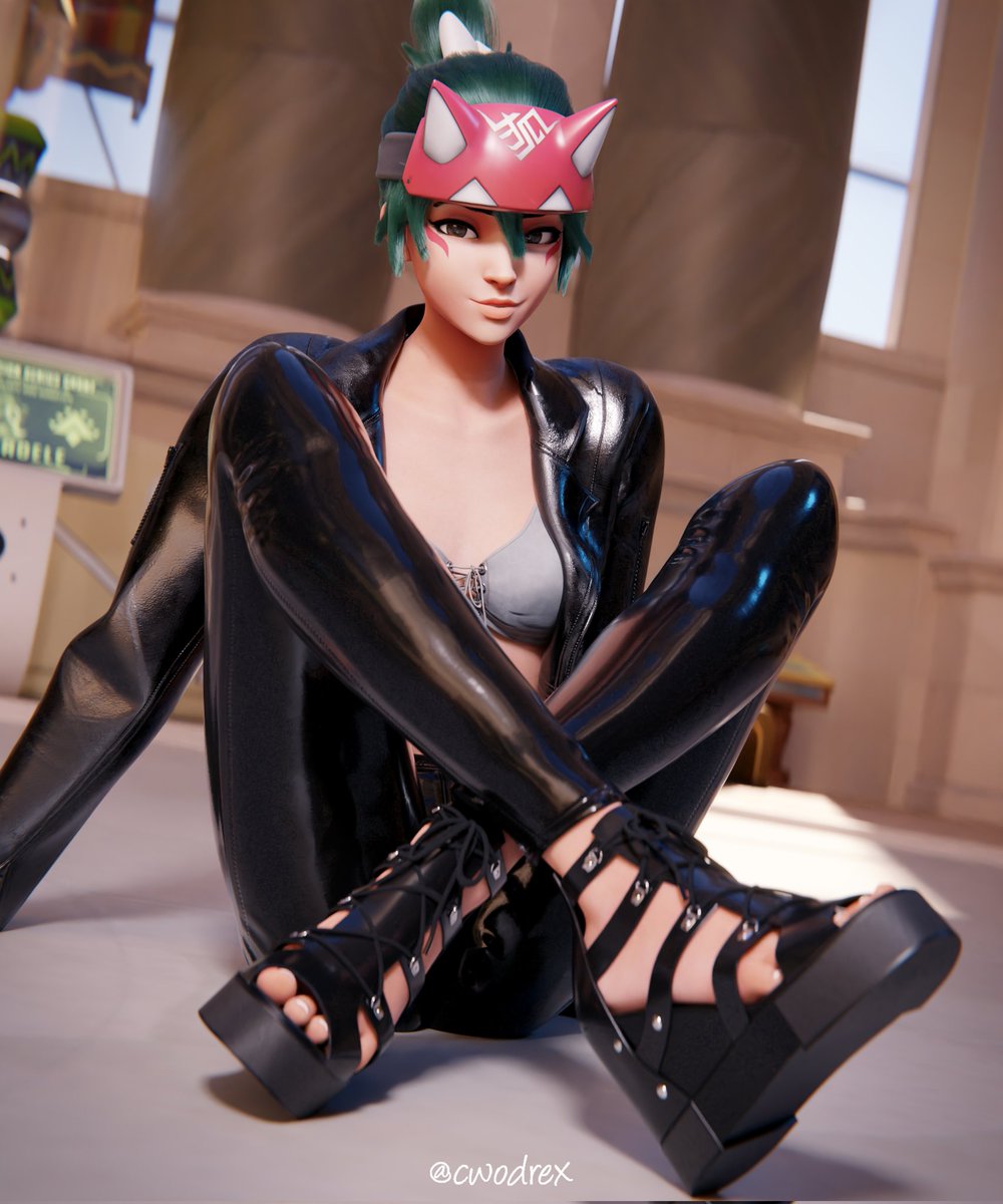 cWodrex on Twitter: "Kiriko! 😊 #Overwatch2 #OverwatchFanart #b3d #blender3d #artshare"