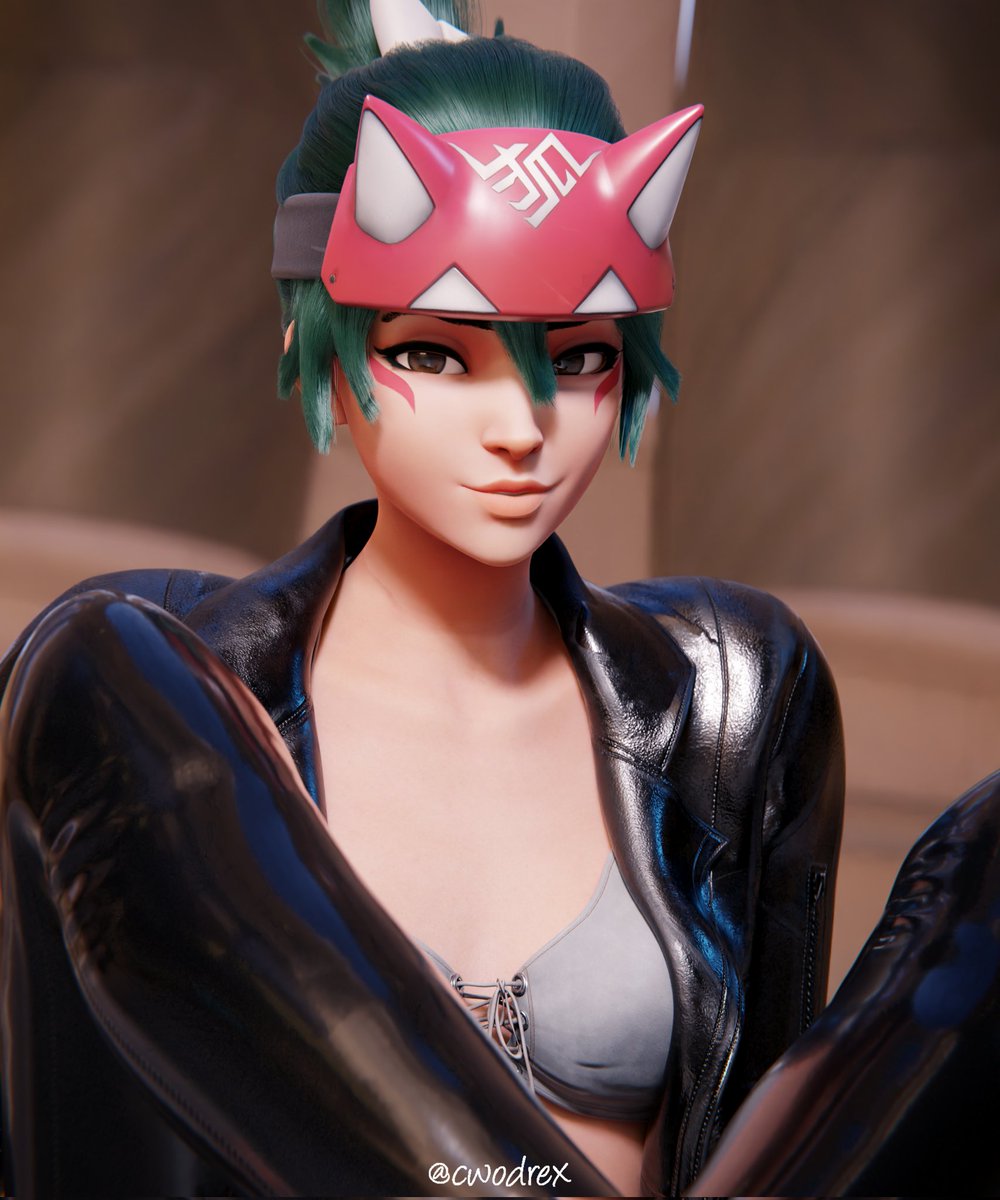 cWodrex on Twitter: "Kiriko! 😊 #Overwatch2 #OverwatchFanart #b3d #blender3d #artshare"