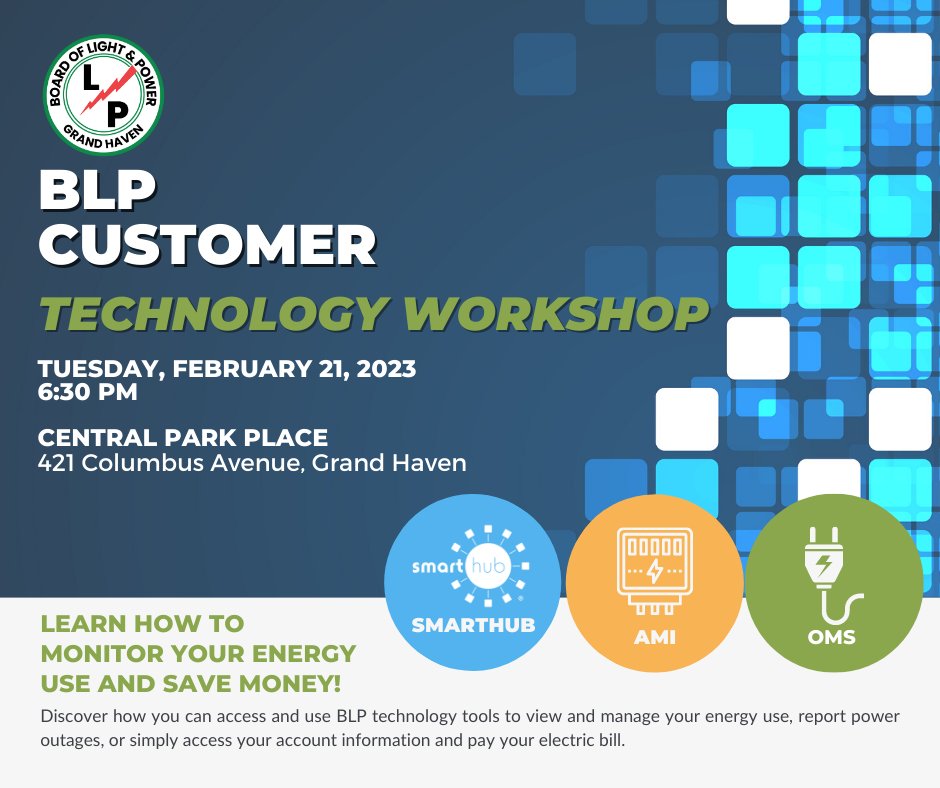 Grand Haven BLP on Twitter: "The BLP is hosting a Customer Technology Workshop! Discover how you ...