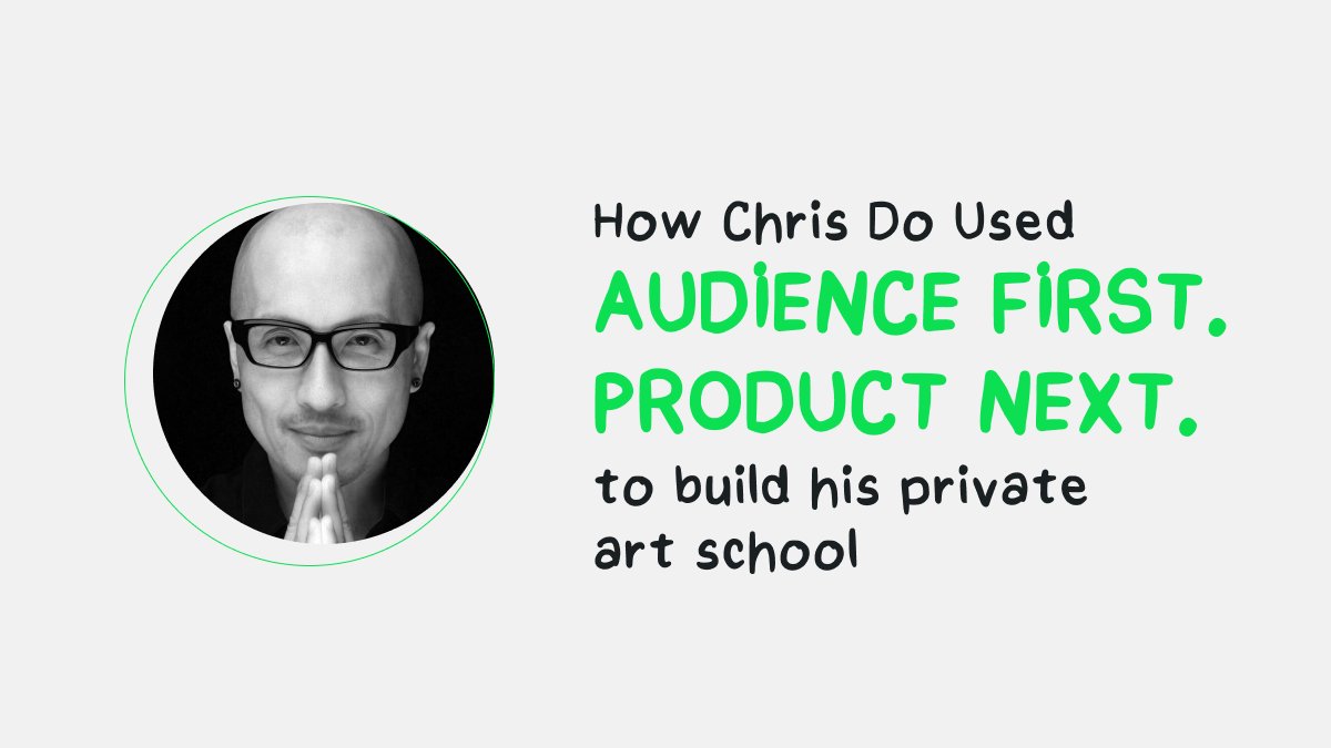 How @theChrisDo Used The Audience First, Product Next Framework to ...