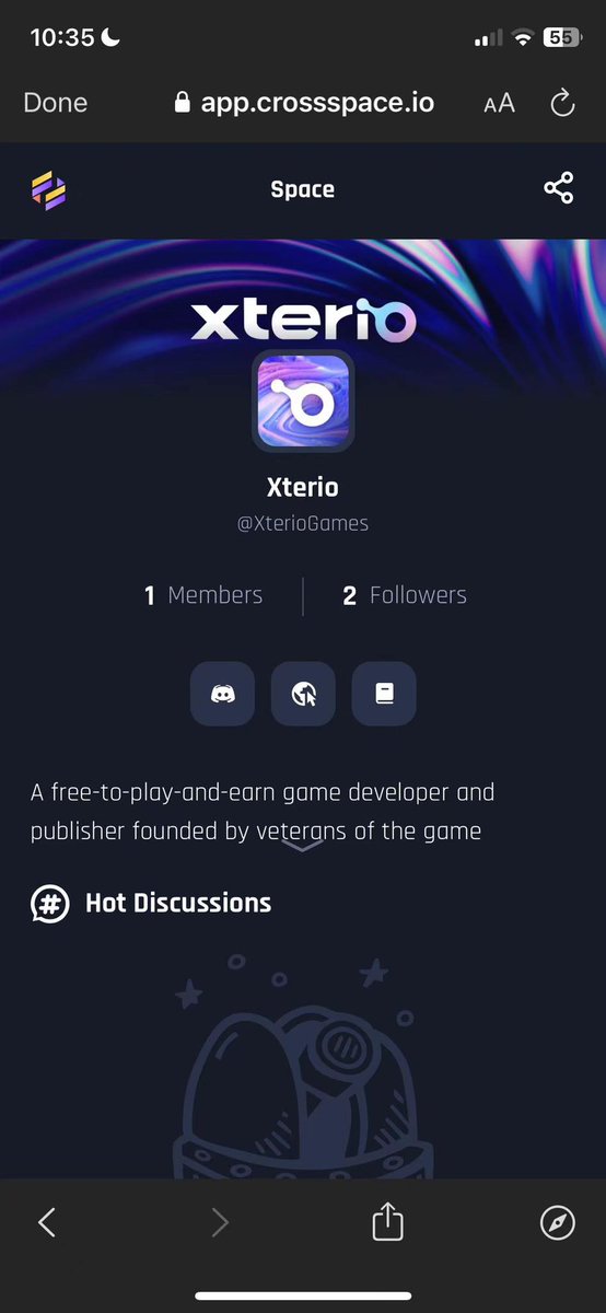 0xLeon 🇭🇰🍋 on Twitter: "欢迎@XterioGames 入驻CrossSpace平台！很快我们会展开深度合作，CrossSpace也会在平台上协助他们宣发最新的游戏！他们 ...