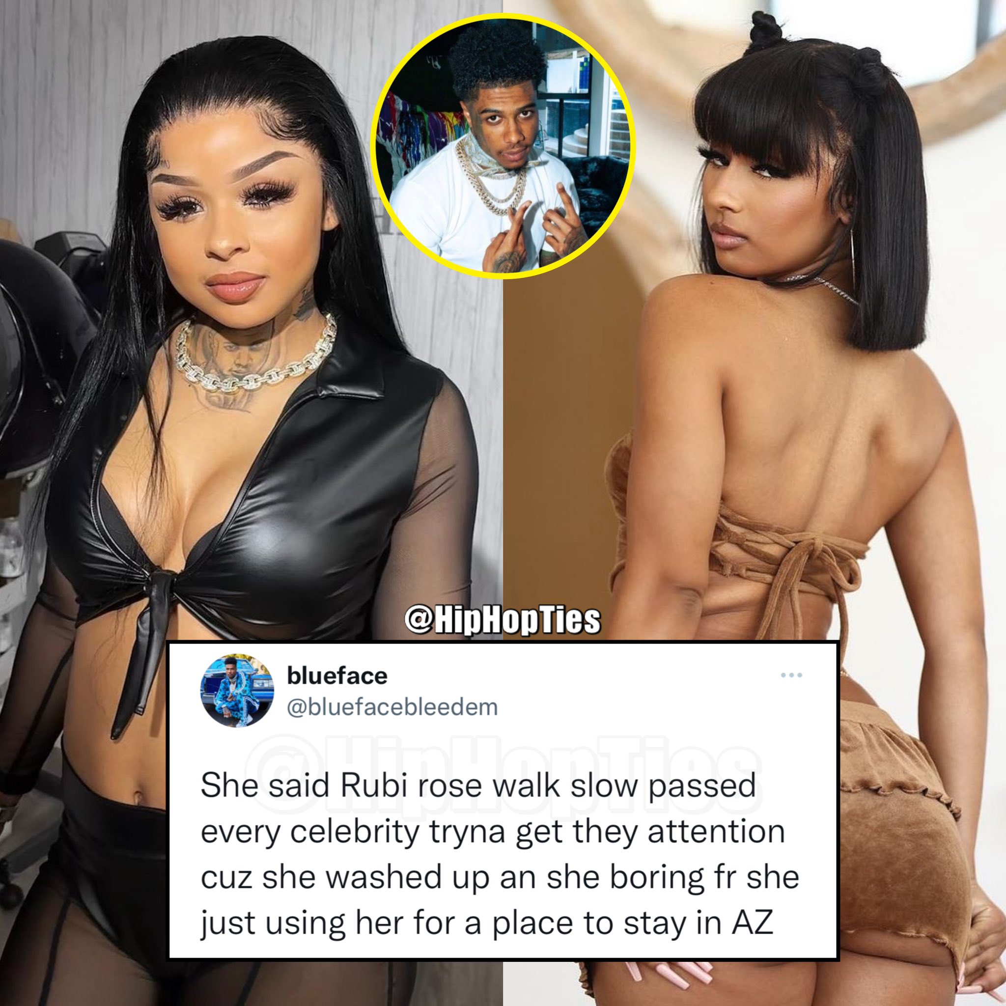 Hip Hop Ties On Twitter Blueface Says Chrisean Rock Told Him Rubi