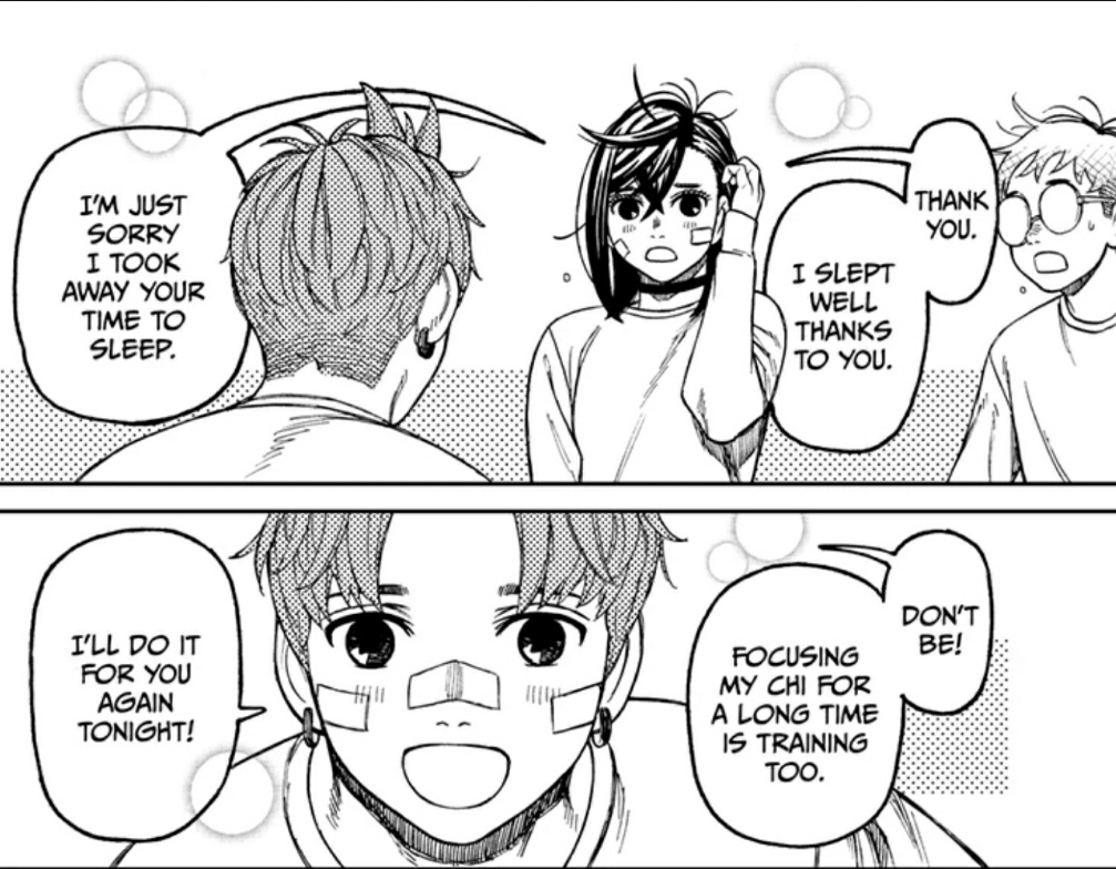 Shadz on Twitter: "Love the way Tatsu overlaps training with character moments or story moments ...