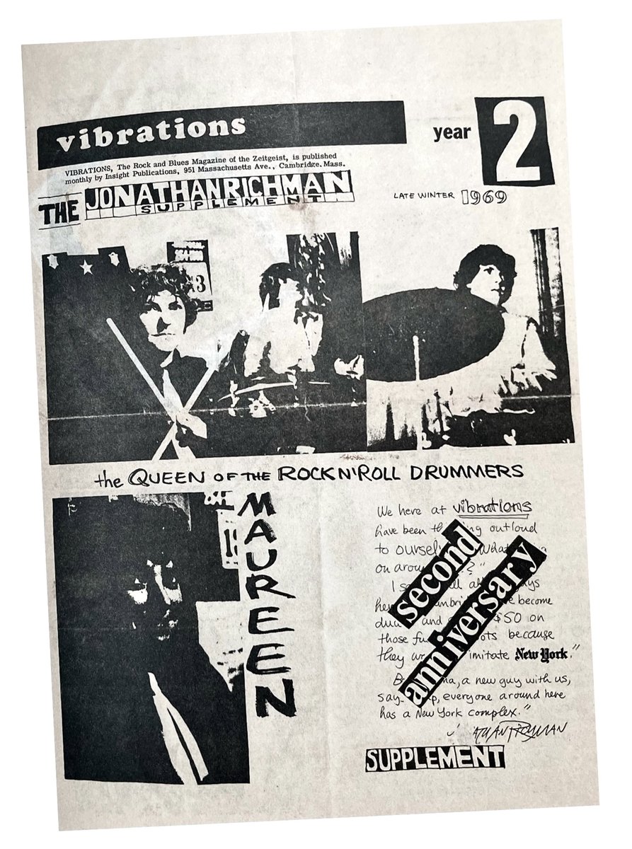 Jokermen on Twitter: "Jonathan Richman dubs Maureen Tucker the Queen of the Rock n’ Roll ...