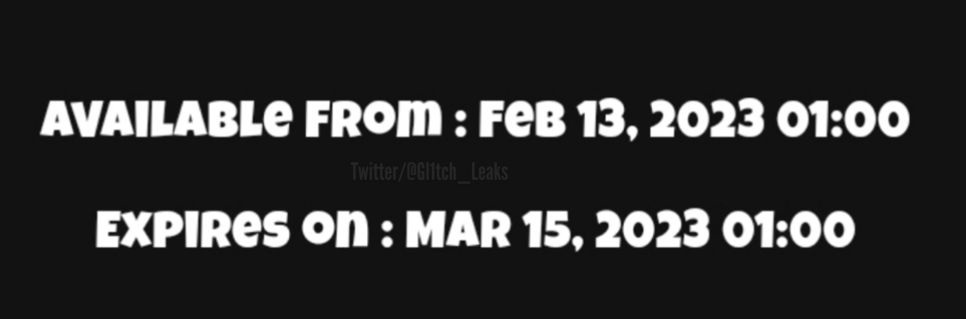 Gl1tch - Fortnite News on Twitter: "@n3_niii 15. März. https://t.co/Um7jeUESd0" / Twitter