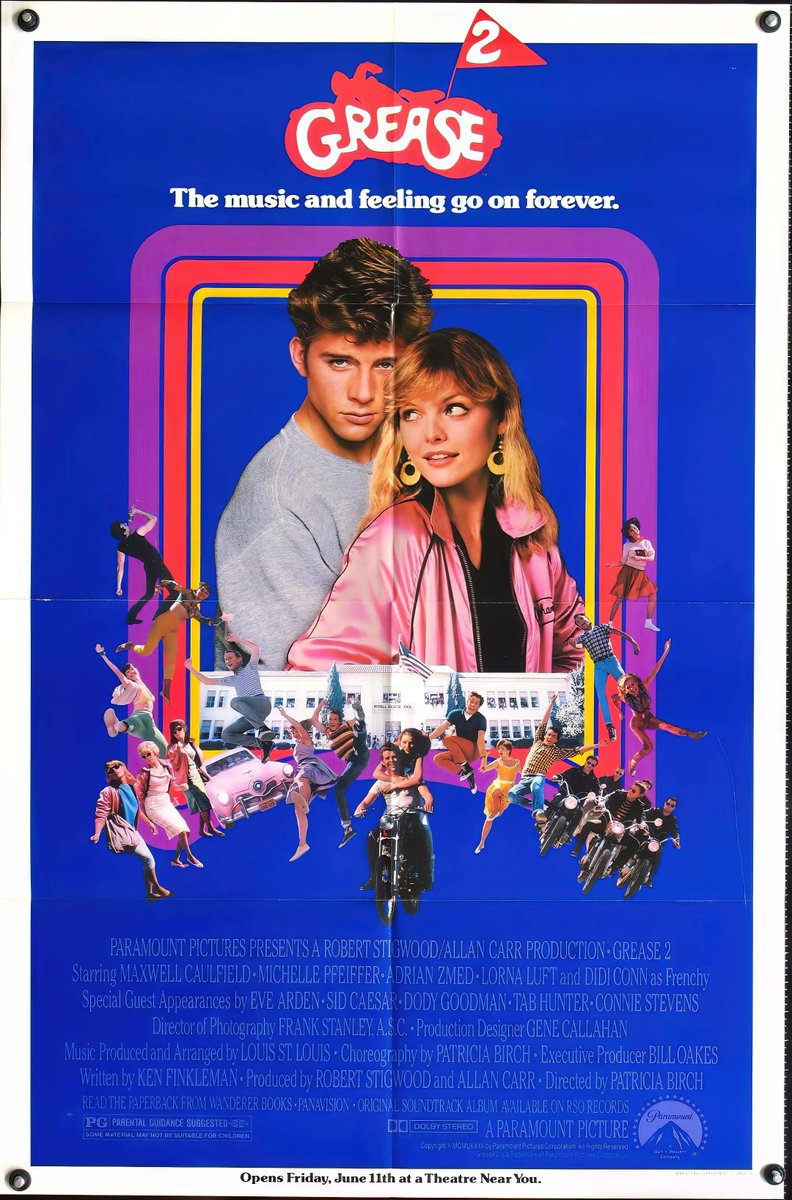 Sluts and Guts on Twitter: "Grease 2 (1982) #MoviePoster"