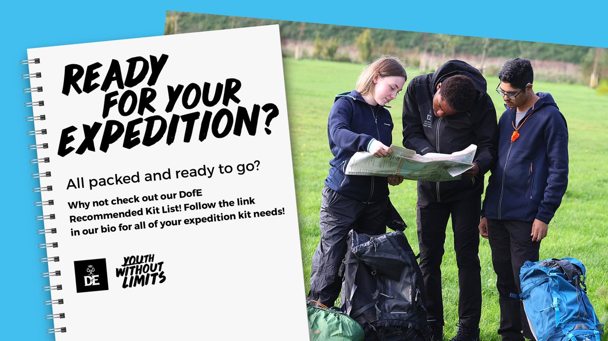 DofE on Twitter: "Prepping for an Expedition doesn’t need to be a chore! Check out our DofE ...