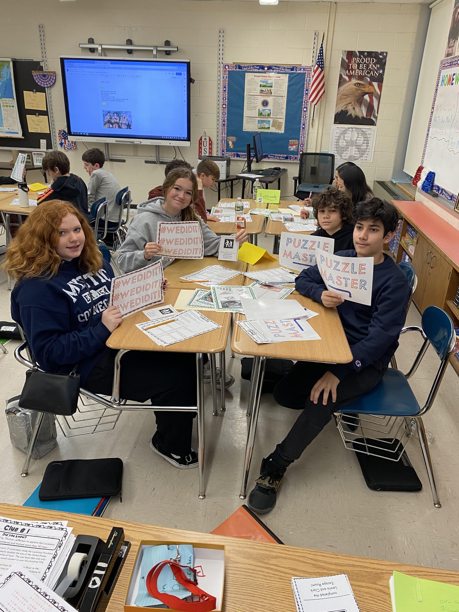 Half Hollow Hills CSD on Twitter: "Students went on a secret mission ...