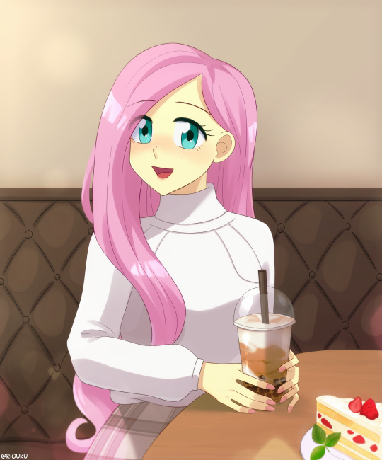 riouku (commissions open) on Twitter: "Fluttershy(Valentine's day 2023) #equestria_girls # ...