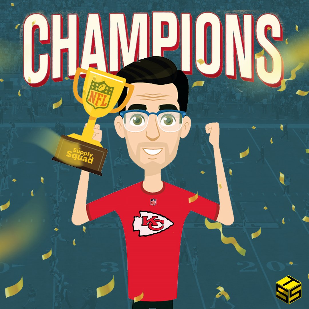 The Supply Squad on Twitter: "A huge congratulations to Kansas City Chiefs for their awesome win ...