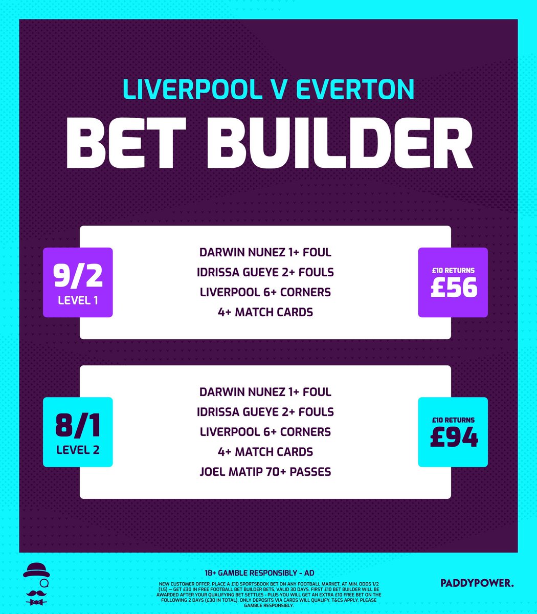 Andys Football Tips On Twitter 🏟️ Liverpool V Everton Bet Builder 📊
