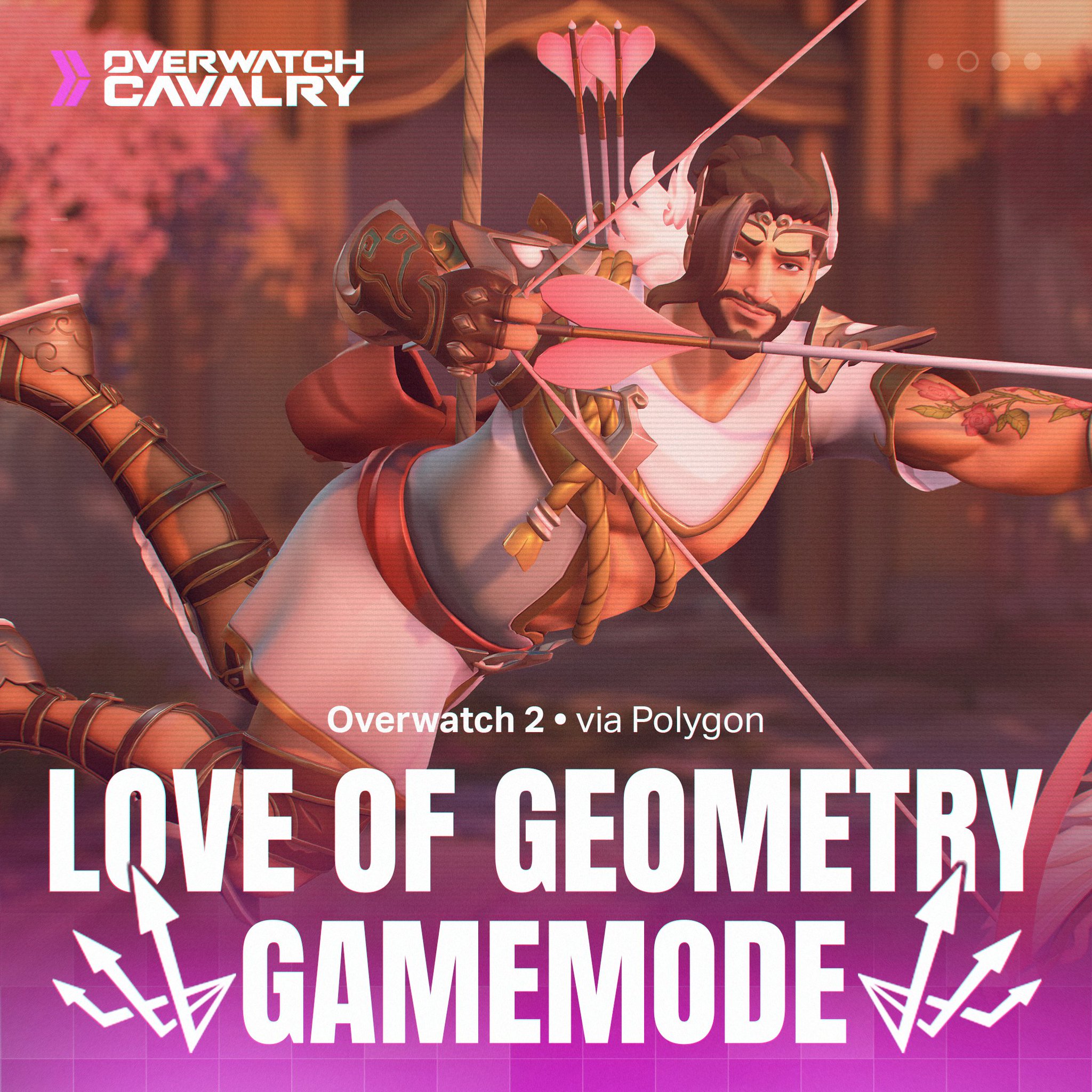 Overwatch Cavalry on Twitter: "Scatter Arrow is BACK in the NEW Love of Geometry Gamemode 🕹️ ...