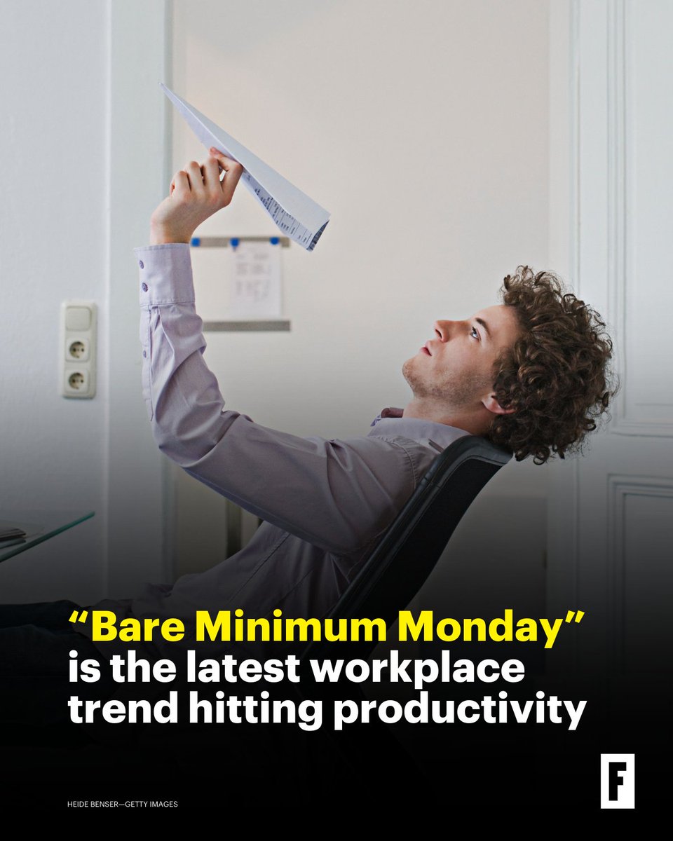 FORTUNE on Twitter: "“Bare Minimum Mondays” have potential ramifications to employee ...