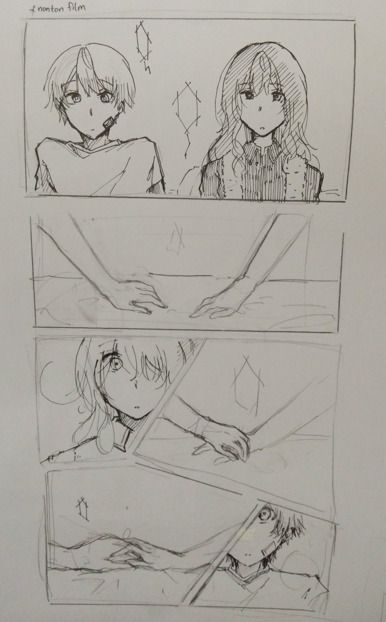 misa☆ on Twitter: "Hiraukan panelling ku yg burik dan aku gabisa gambar tangan, initinya mfks ...