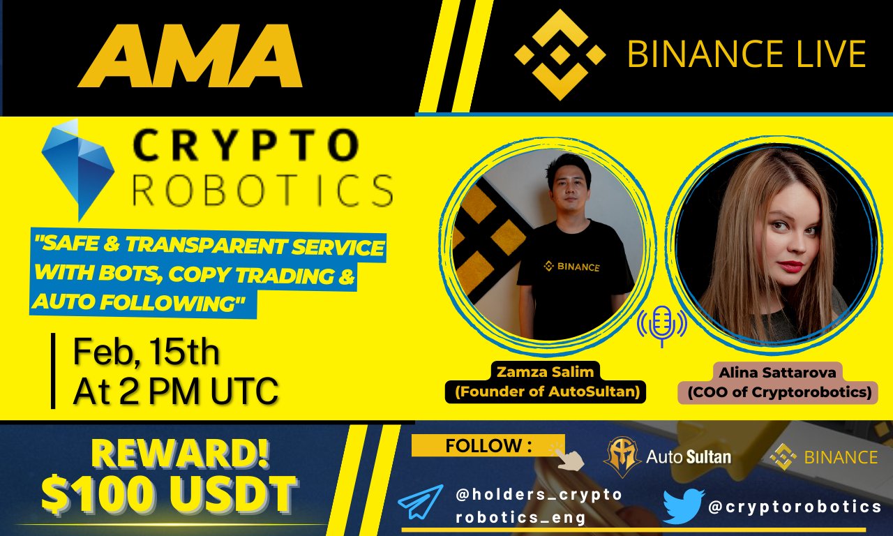 AutoSultan Official | Founded in 2017 🚠🇮🇩 on Twitter: "🔥We Present The Next #AMABinanceLive with ...