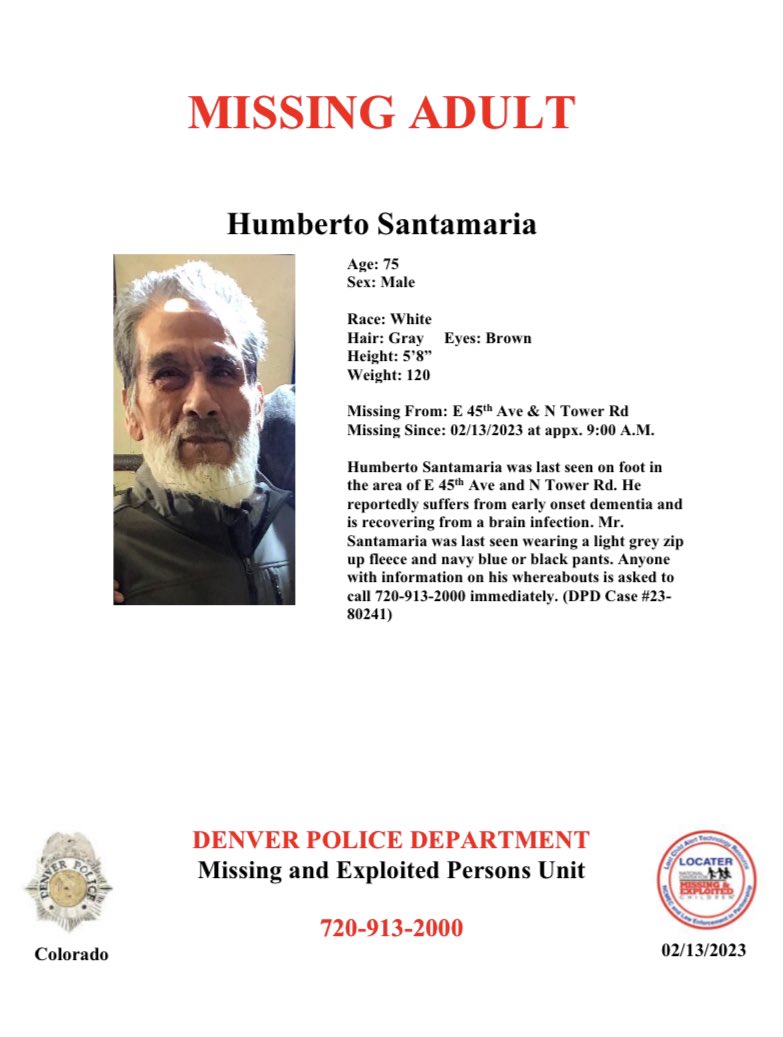 Karen Salyers On Twitter Rt Denverpolice Missingperson Plz Read
