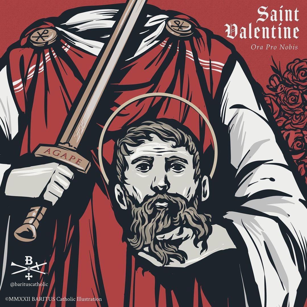 ZKA on Twitter: "RT @BaritusCatholic: 🌹🗡️ Happy Feast of Saint Valentine. When love isn’t about ...