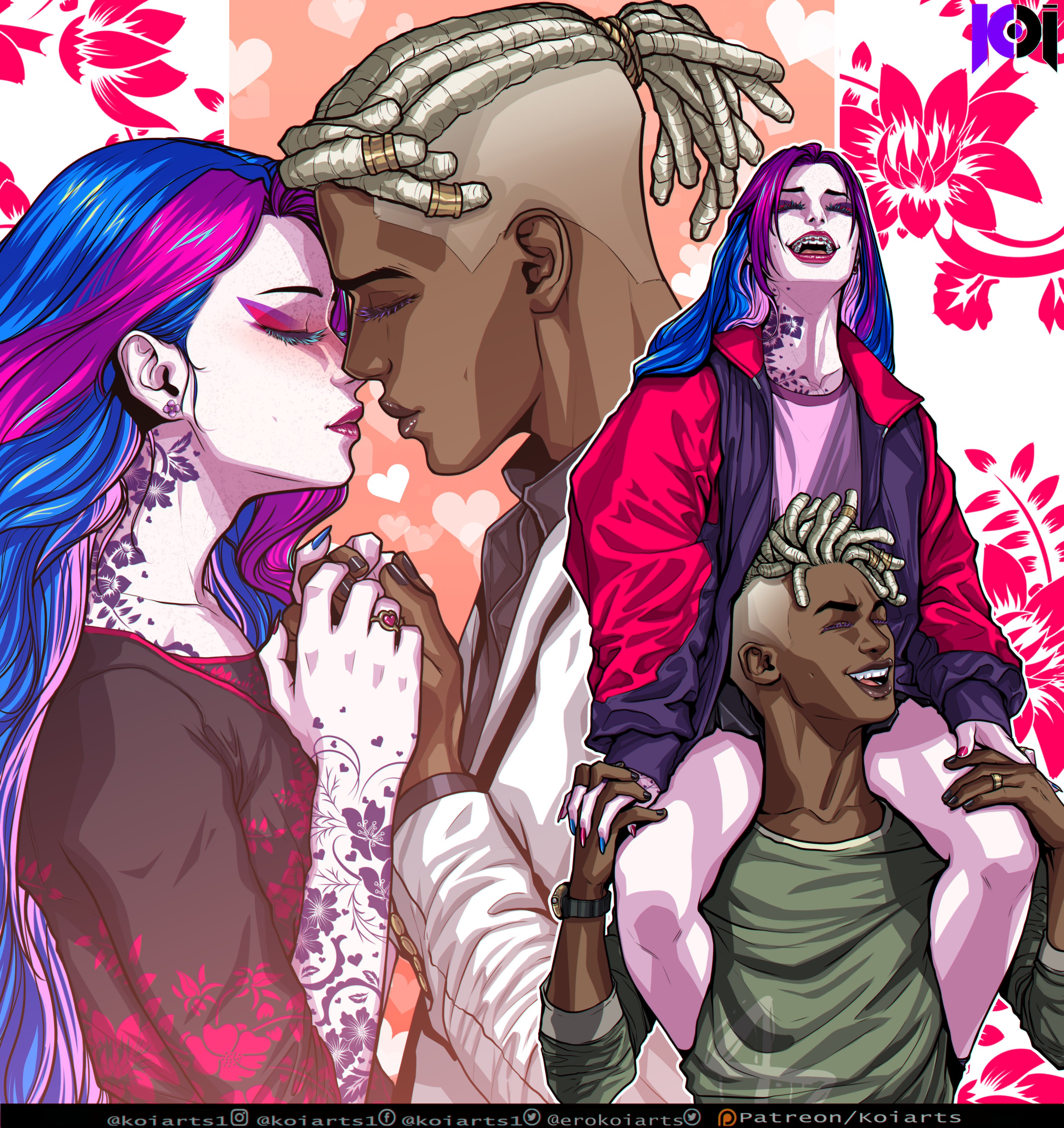 Jumaralo Hex on Twitter: "RT @Koiarts1: Fan art Jinx & Ekko San Valentine day🪷💘 RT's are ...