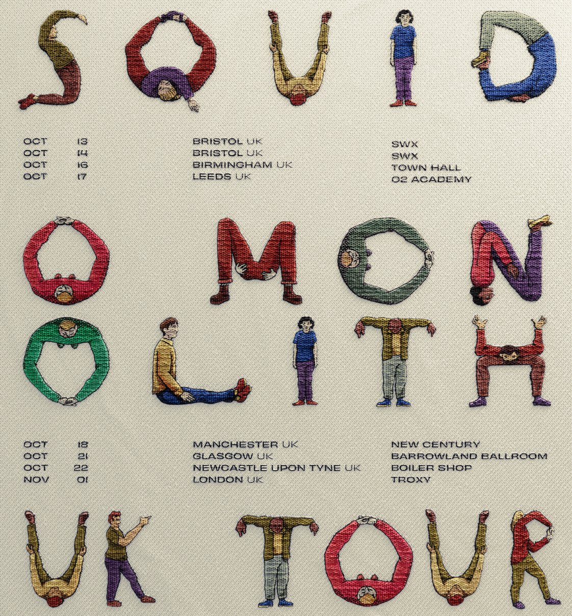 Squid on Twitter: "Pleased to announce our O Monolith EU headline tour in September. Tickets for ...