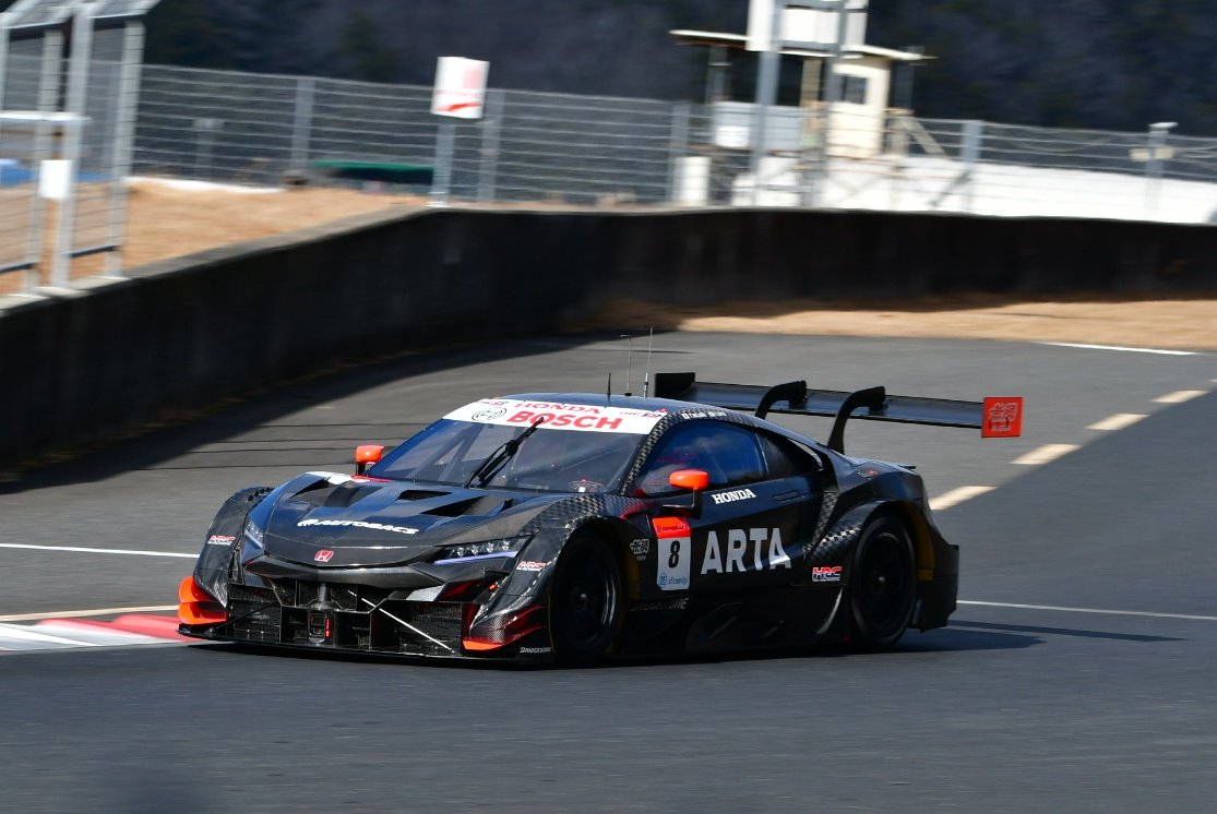 Fumi on Twitter: "2023年 2月8日/9日 HRC主催 岡山メーカーテスト GT500 8号車 ARTA無限NSX-GT #野尻智紀 選手 #大湯都史樹 選手 #ARTA ...