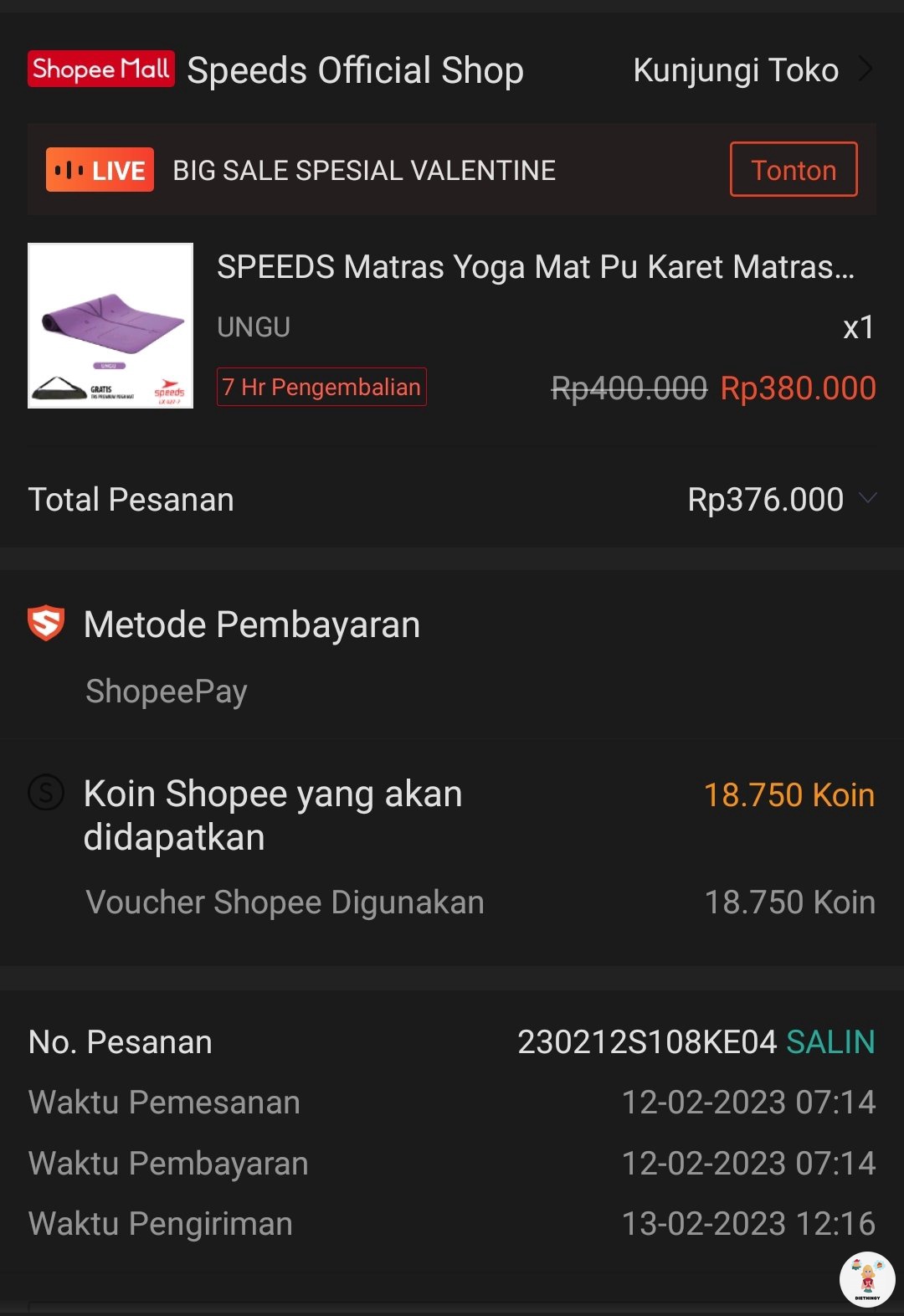 DIETHINGY on Twitter: "Diet! andai matras baru datengnya hari ini, udah ga nyaman bgt workout ...