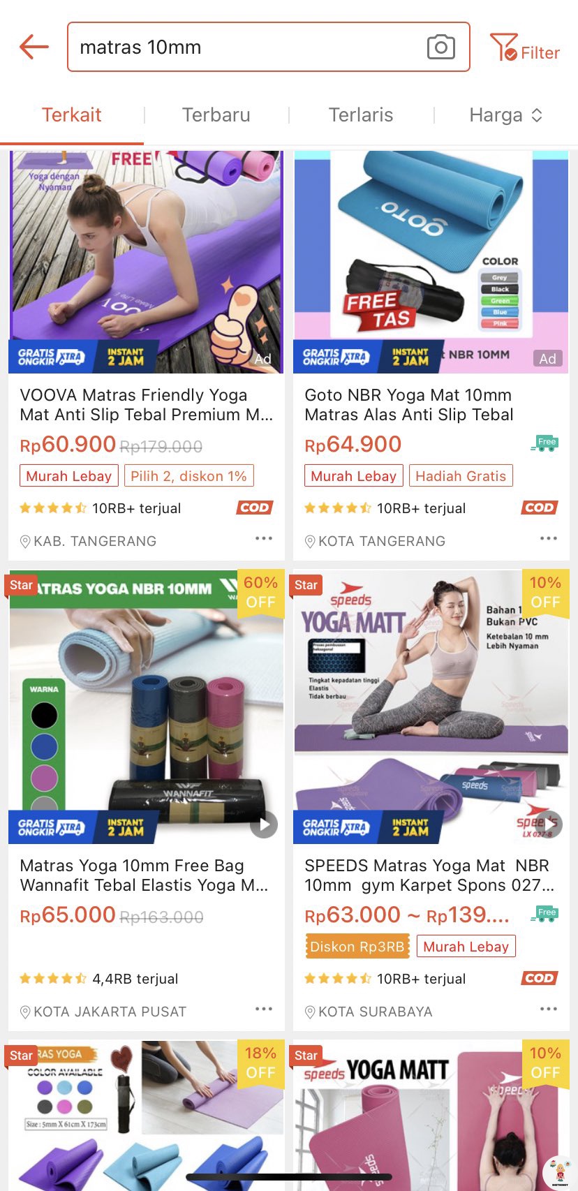 DIETHINGY on Twitter: "Saranin sender matras yg enak buat workout dong ...