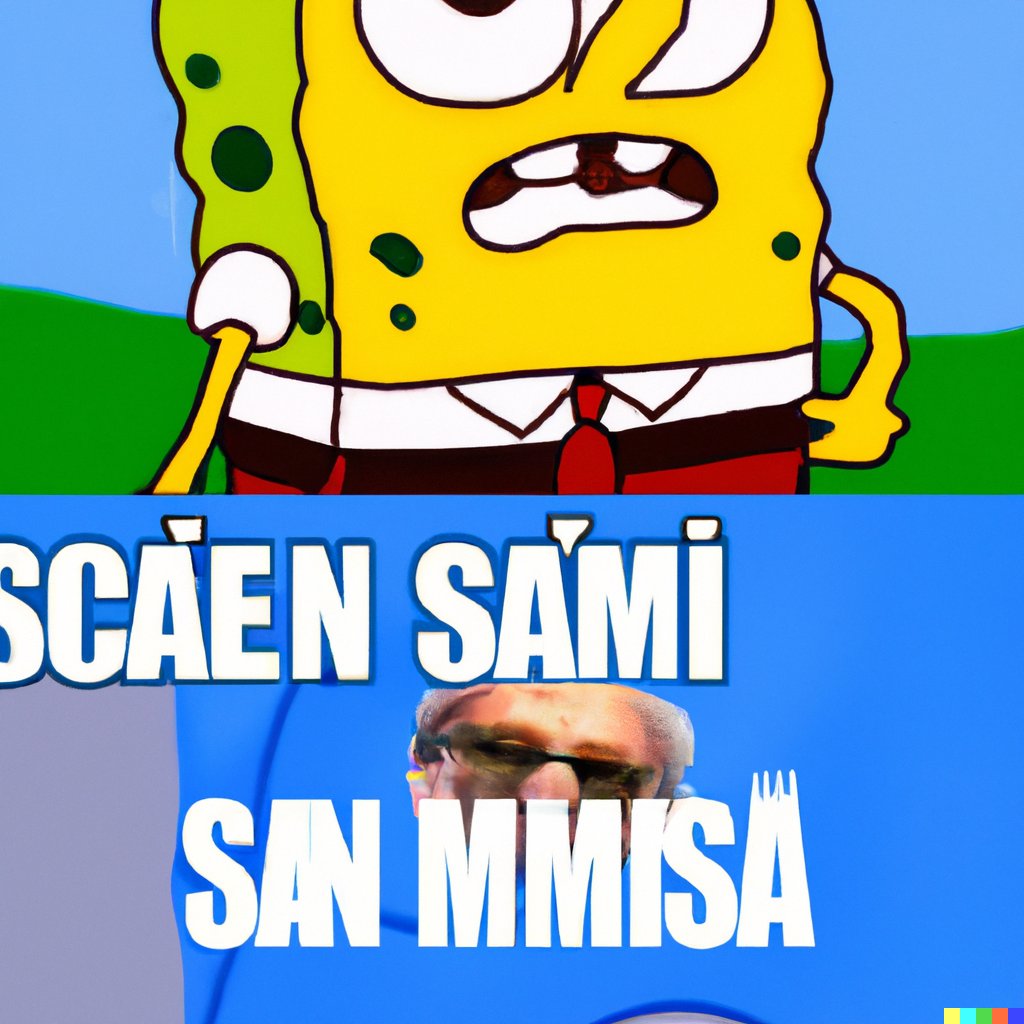 Memes Historia on Twitter: "Le he dicho a una Inteligencia Artificial que me haga el meme de Sam ...