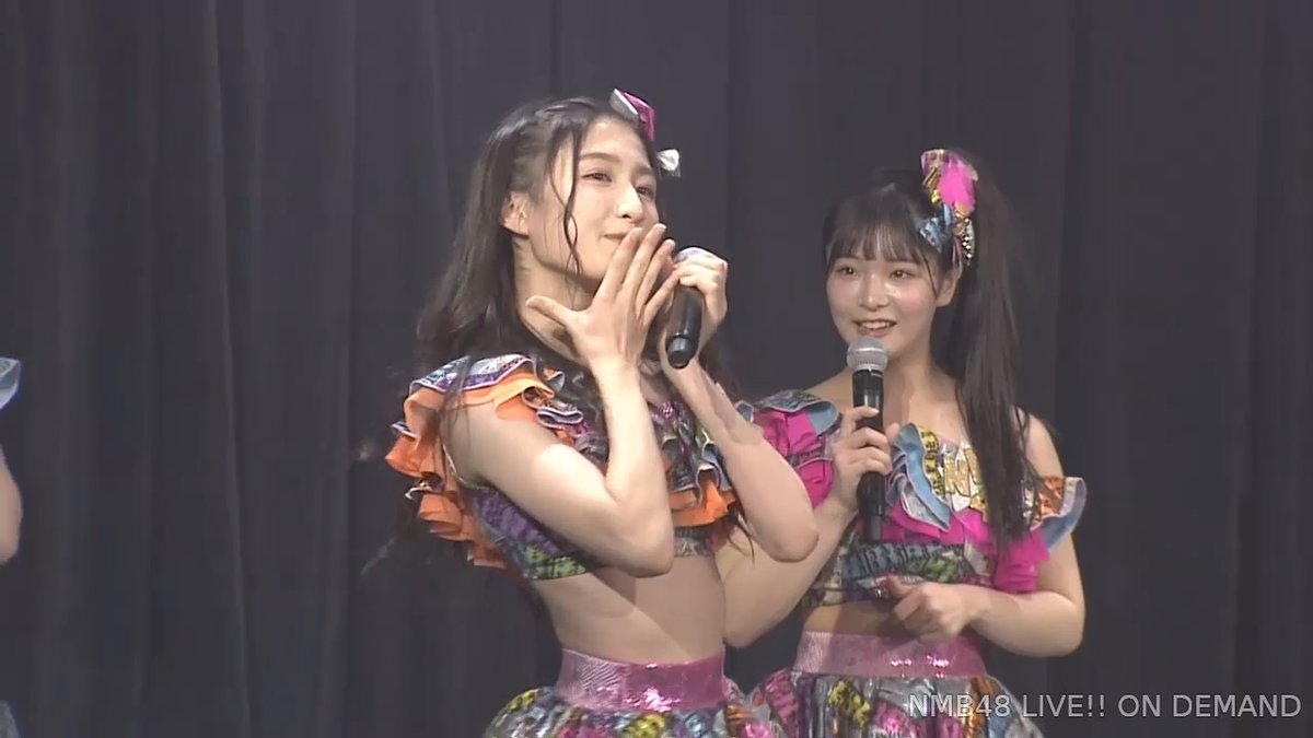 ゴムコム on Twitter: "けいとちゃん投げキッス #なんばらえてぃー公演 #NMB48"