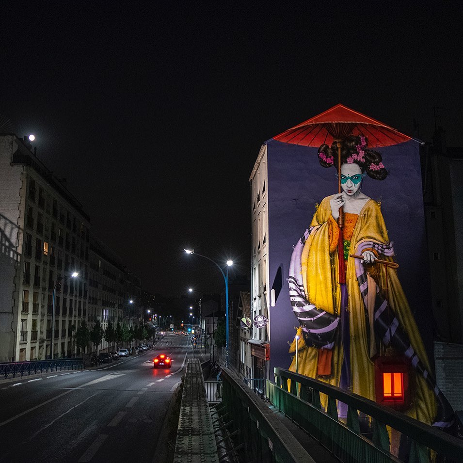 STREET ART UTOPIA + on Twitter: "Mural by Fin DAC in Pantin, France More 📸/ℹ️: https ...