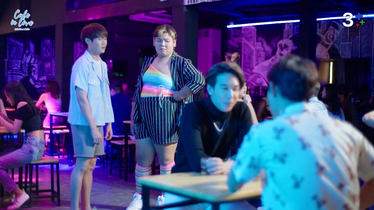 3Plus on Twitter: "🎬เรื่องย่อ Café in Love EP. 2 📍เริ่มปฏิบัติการแผนบังเอิญ โลกกลม พรหมลิขิต ...
