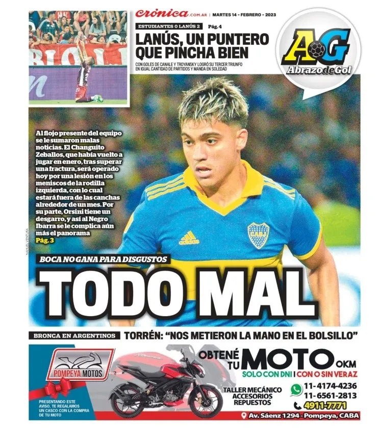 Diario Crónica On Twitter Rt Depoweb La Tapa De Abrazodegol De
