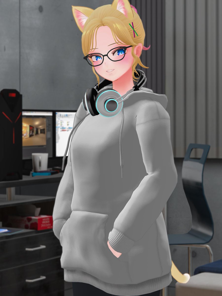 ふーばー🐾 on Twitter: "RT @torao_vrc: STUDIO Open-Shelf／縛（ふぅ_FU）さん #VRChat"