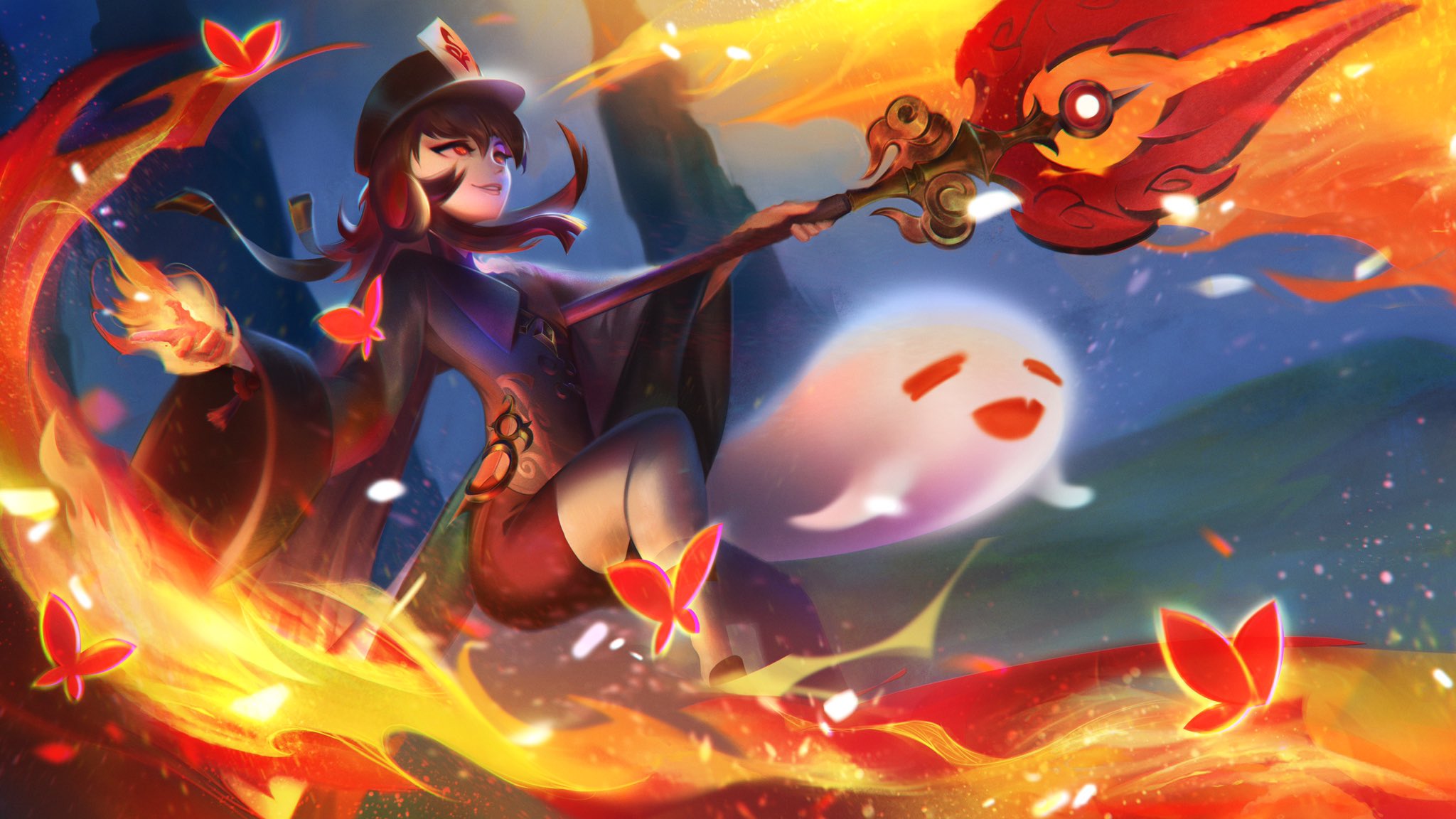 Asi 🇵🇭 on Twitter: "Share this fiery Hu Tao to get lucky in your pulls tonight. #HuTao # ...