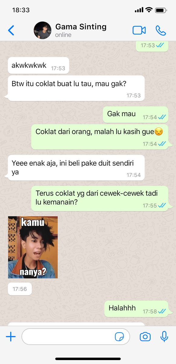 𝙘𝙞𝙨 • lg draft au on Twitter: "—gyuseok/seokgyu two tweet Gama-Febi universe; lu mau gak coklatnya?"