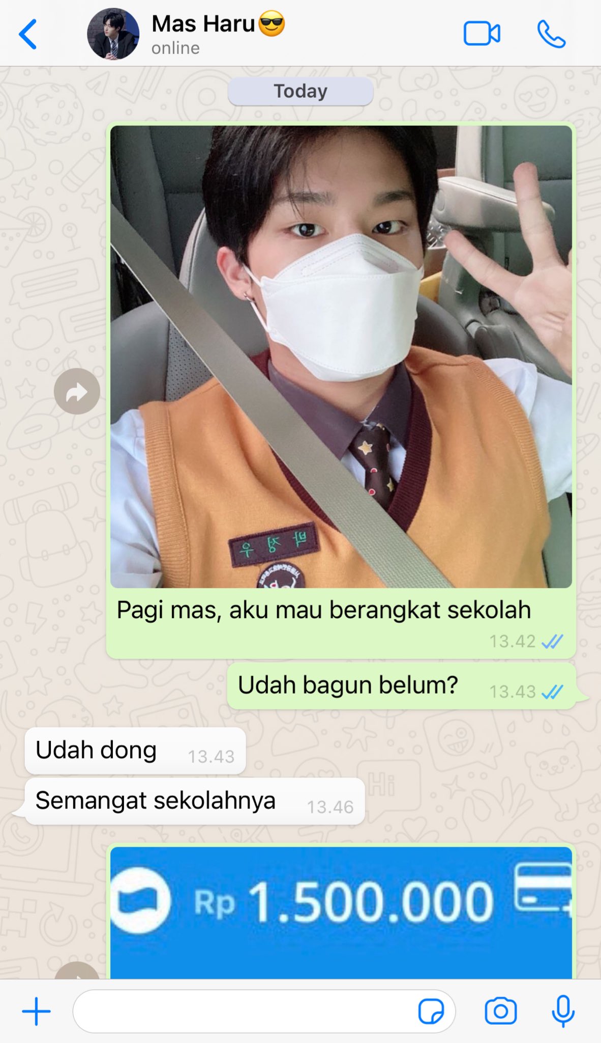 wupy on Twitter: "Hajeongwoo few tweets au 🦋🐺 CEO and his little boyfriend ; Life of Mas Haru ...