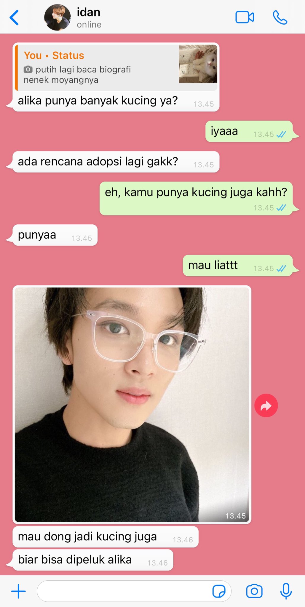 tiara drafting😎 on Twitter: "meng —— haechan few tweets au by soursyale from #bangkugalau au ...