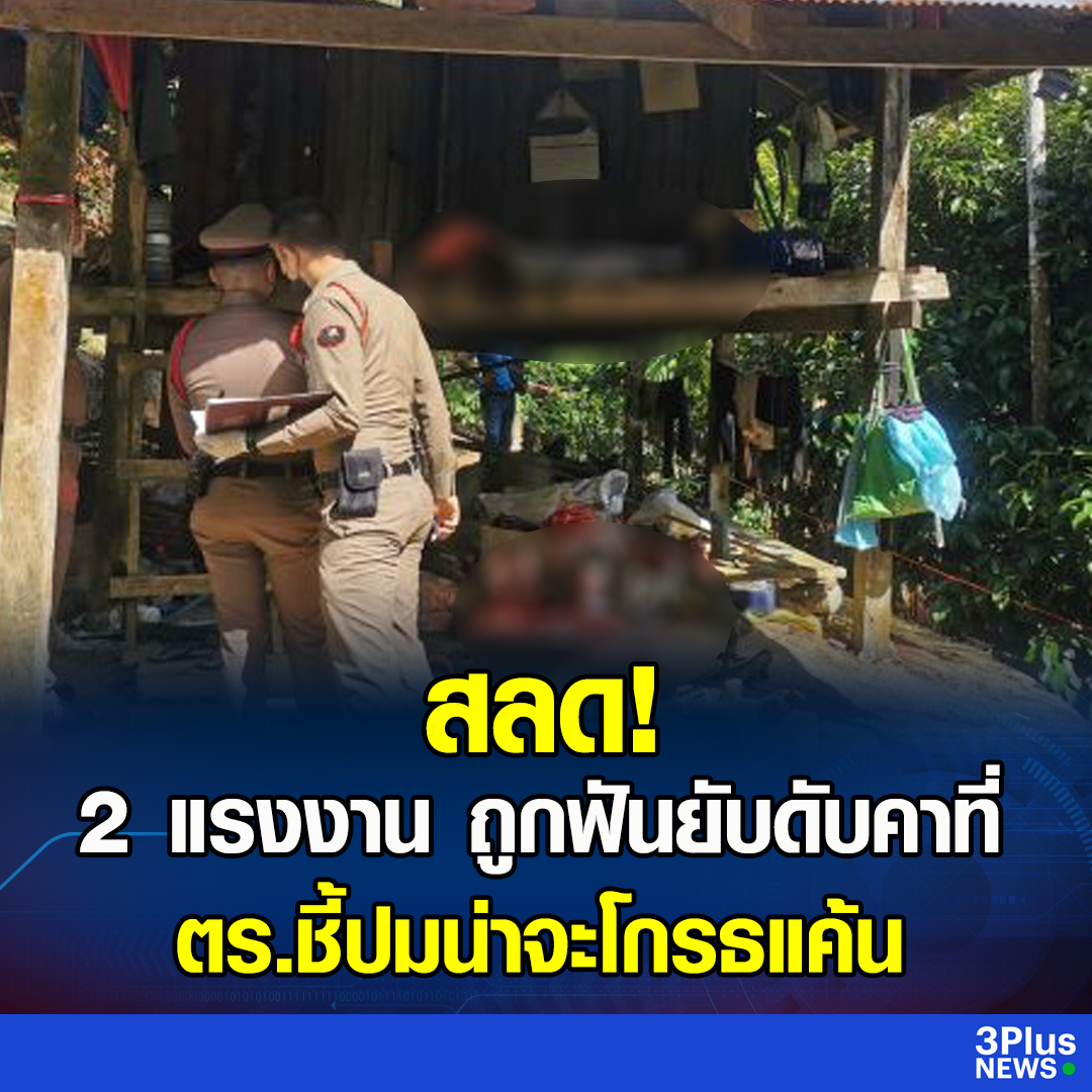 3PlusNews on Twitter: "2 แรงงานเมียนมา ถูกคนใจเหี้ยมรุมทำร้าย ฟันยับดับคาบ้านพักกลางสวนทุเรียน ...