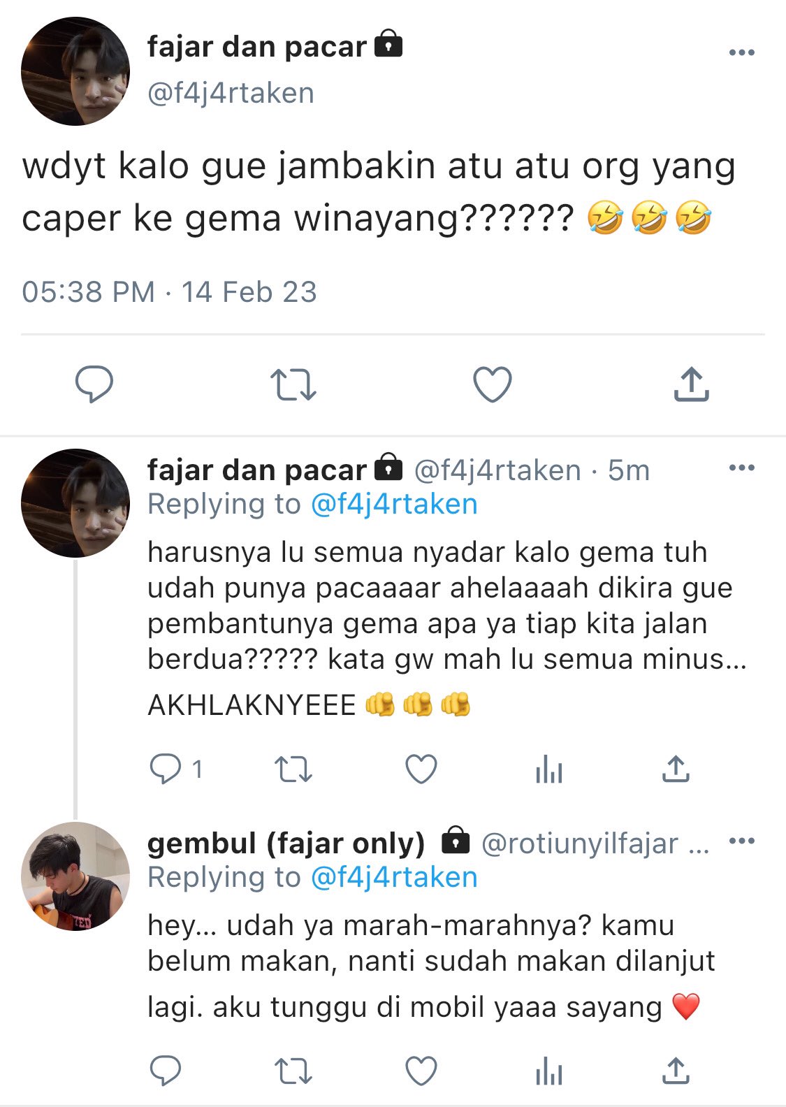 aley on Twitter: "GUE MAU PUTUS (salting) https://t.co/D1ZW3f1k5k" / Twitter